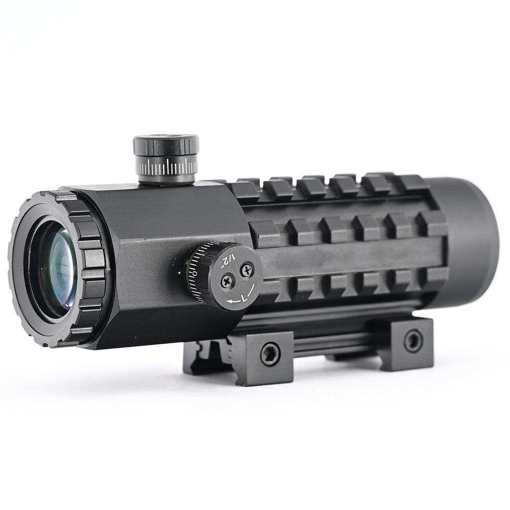 Shooin Optics 3x28 Scope Tactical Direct Adjustment Turret With 20mm ...