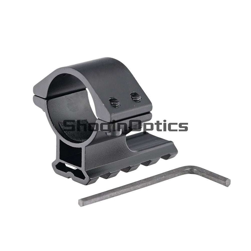 Rifle Scope 1 Inch 25.4mm Tube Ring With 20mm Rail Base For Red Dot ...